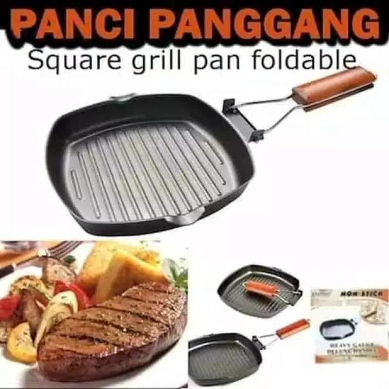 Jual Square Grill Pan 28 Cm Teflon Bakaran Sate Serbaguna Di Seller Honey Living - Meruya ...
