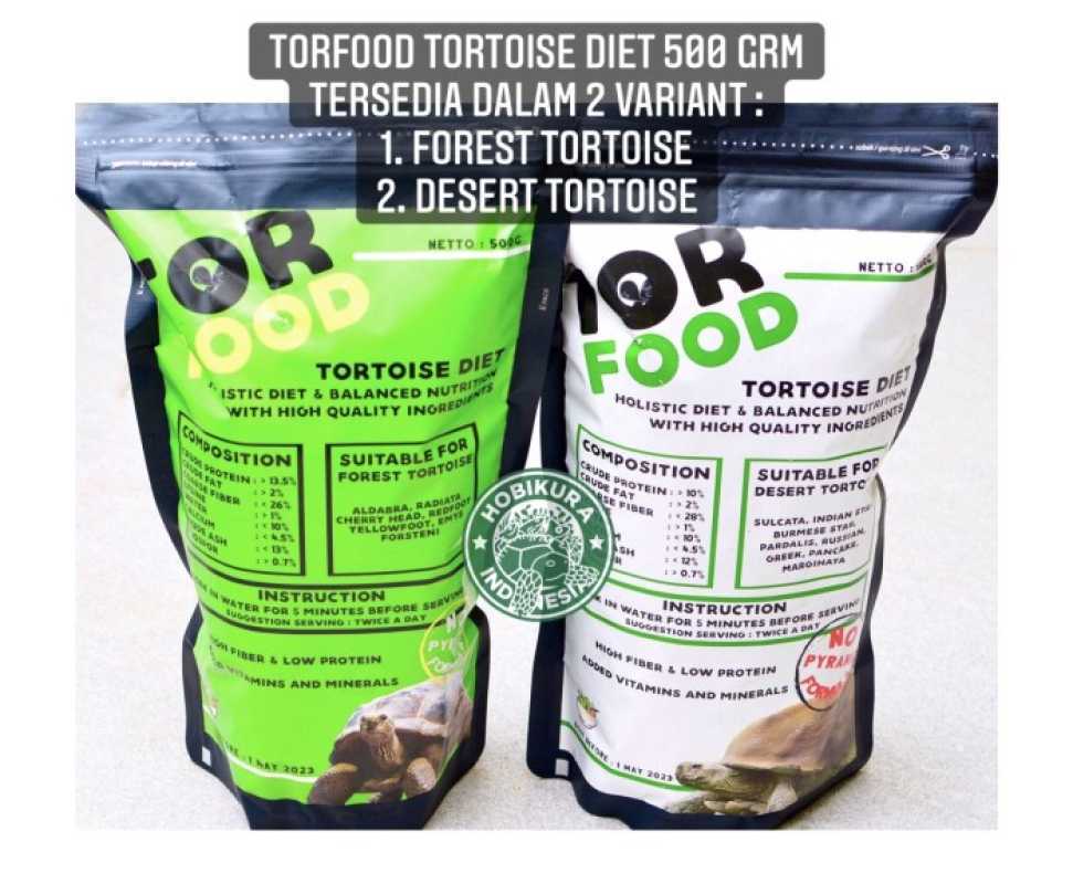Promo TOR FOOD Tortoise Diet 500 grm / Pelet Makanan Kura Kura Darat ...