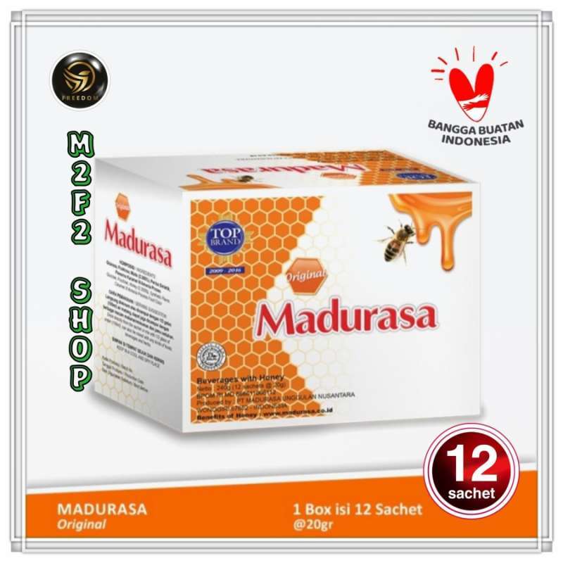 Promo Madurasa Minuman Madu Asli Rasa Original Sachet - 20 gr (Kemasan ...