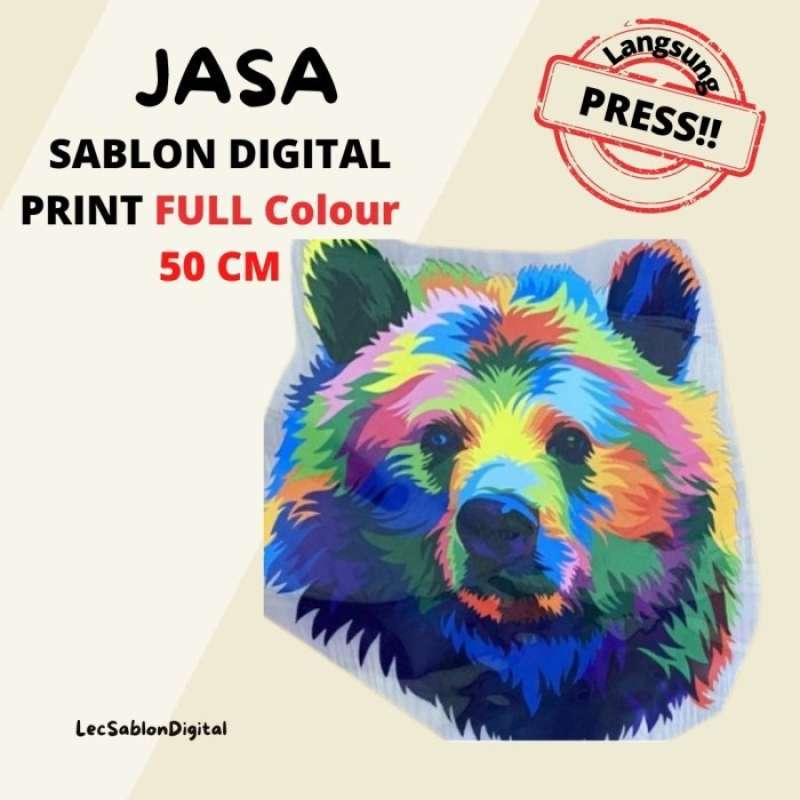 Jual Jual Sablon Digital Transfer Film DTF Cetak Print Full Colour 1/2 ... Jual Jual Sablon Digital Transfer Film DTF Cetak Print Full Colour 1/2 ...