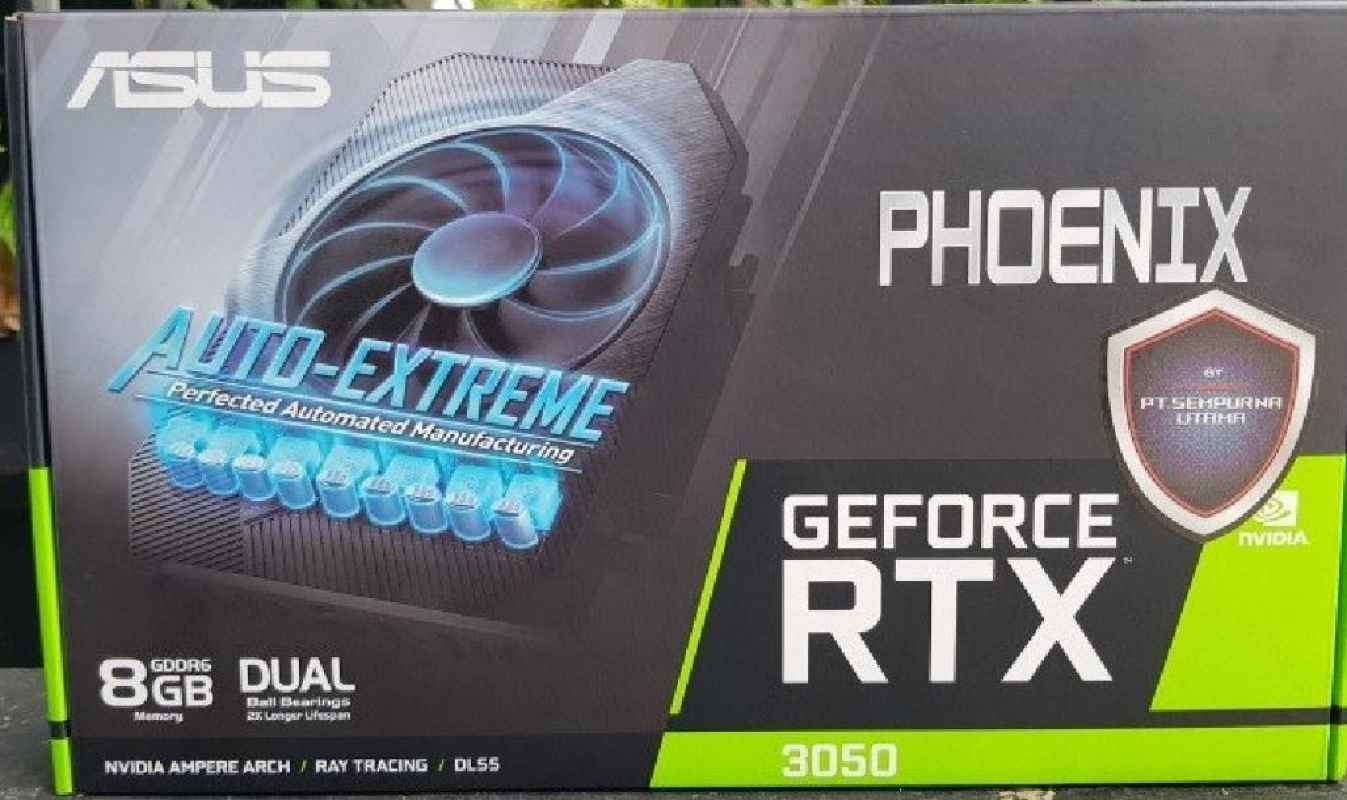 Jual ASUS Nvidia Geforce RTX 3050 Phoenix Dual OC Edition 8GB DDR6 Dual ...