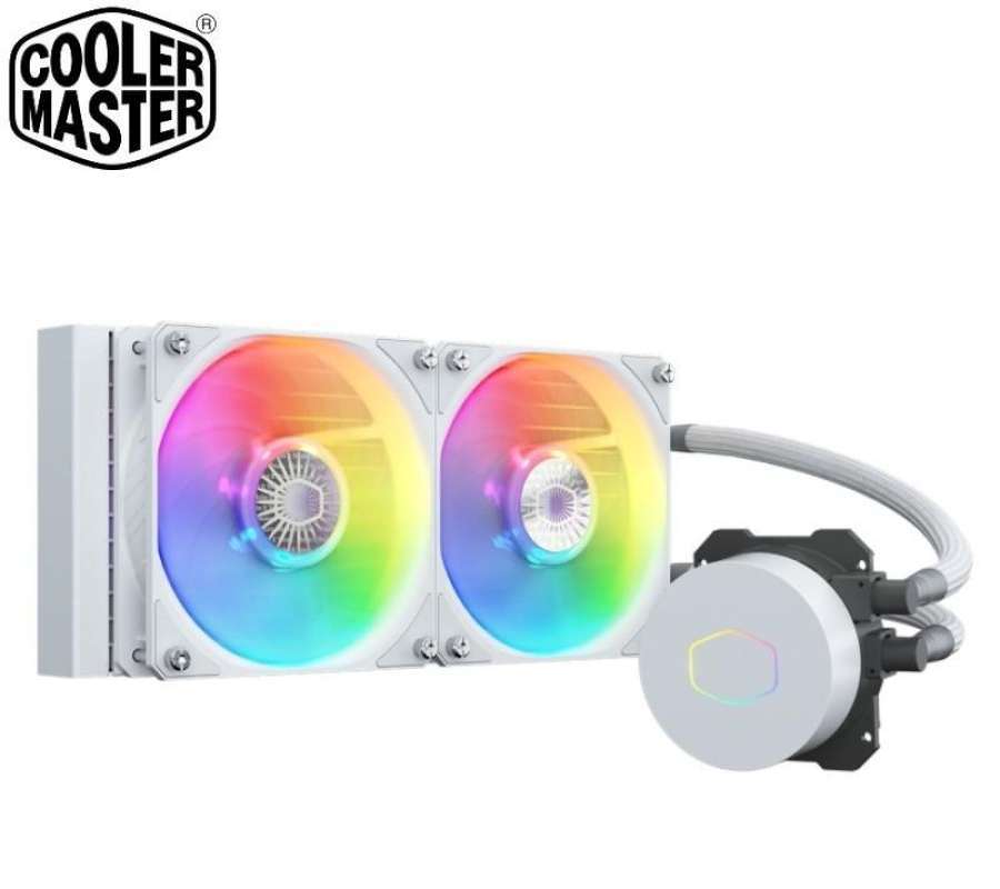 Jual Cooler Master Masterliquid Ml240l V2 Rgb White Edition Aio Cpu ...