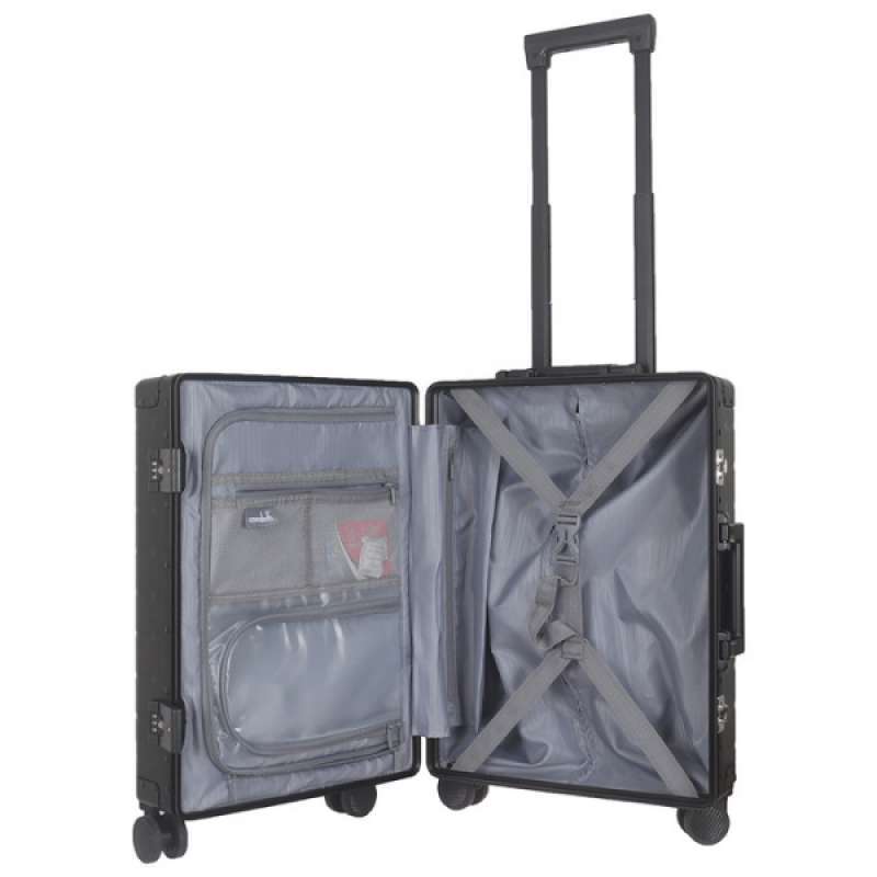 Promo Koper Aluminium Condotti 63130 - 20 Inch - Black Trolley Case ...
