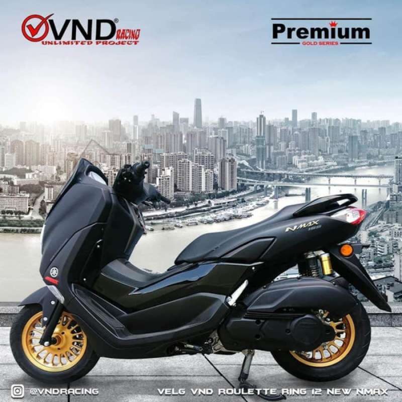 Jual velg vnd Yamaha Nmax new 2020 set depan belakang premium quality ...