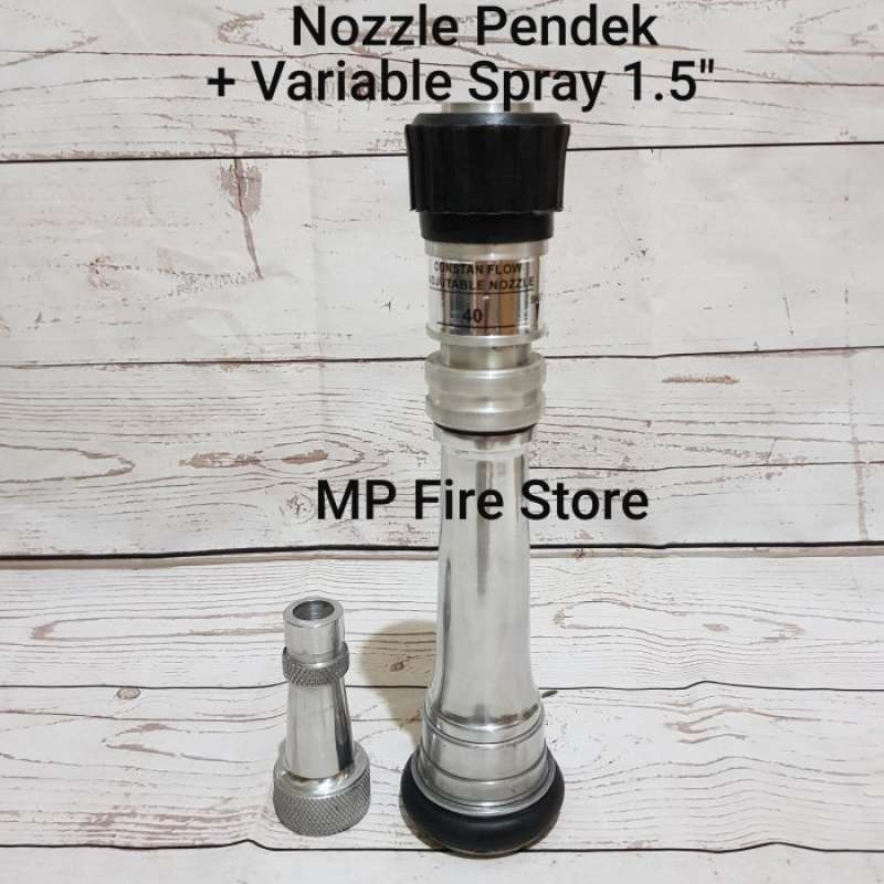 Promo Short Fire Jet Nozzle Nuzzle Pemadam Pendek 1.5 Inch + Variable ...