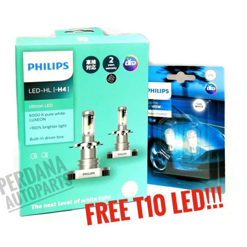 Jual Bohlam H4 LED Mitsubishi Xpander - PHILIPS Ultinon x2 Garansi ...