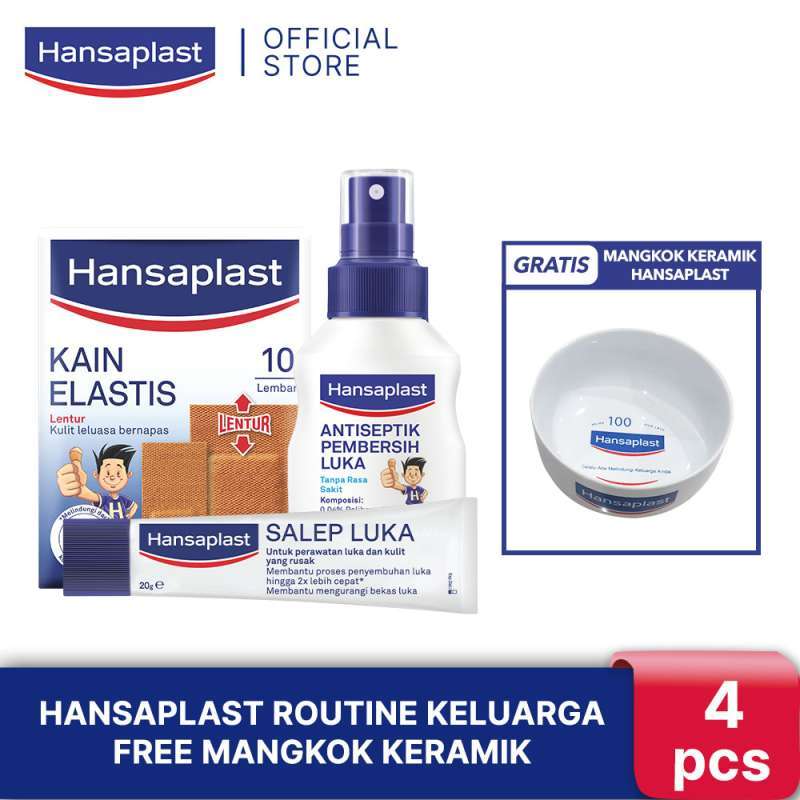 Jual Hansaplast Routine Keluarga FREE Mangkok Keramik di Seller ...