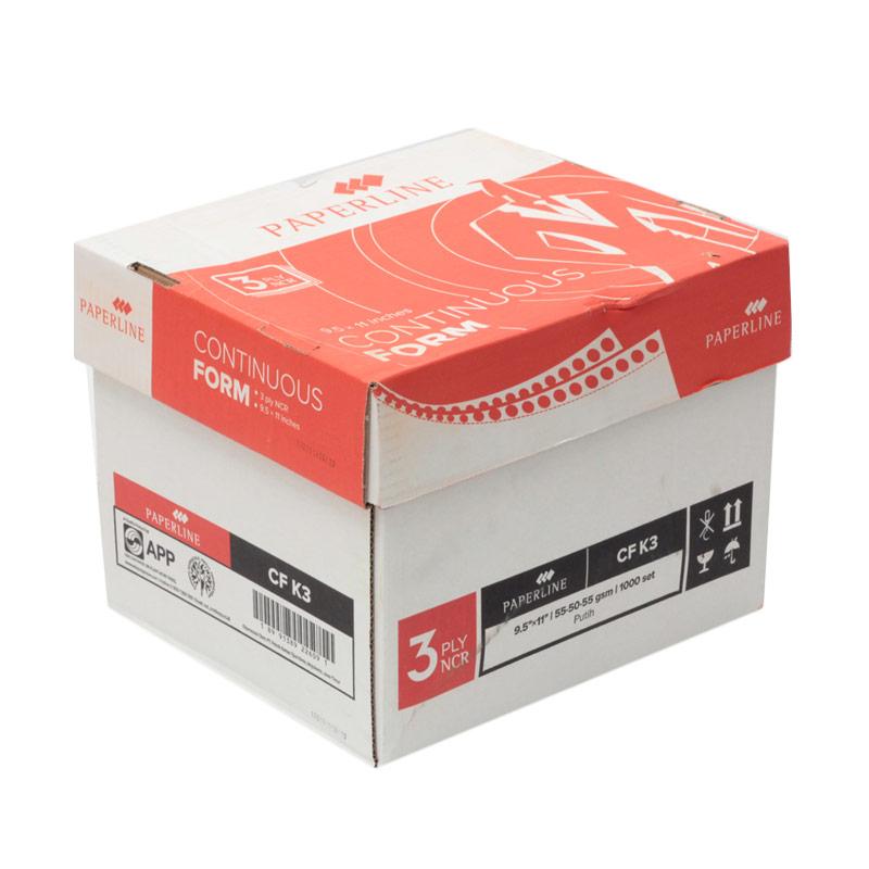 Jual Kertas Continuous Form 3 Ply Paperline Original Harga Termurah