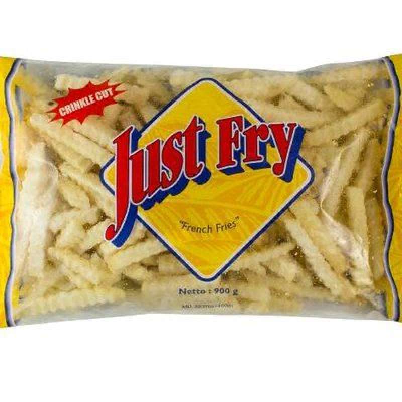 Jual Just Fry Diamond french fries Crinkle Cut 900gram di Seller Hokki ...