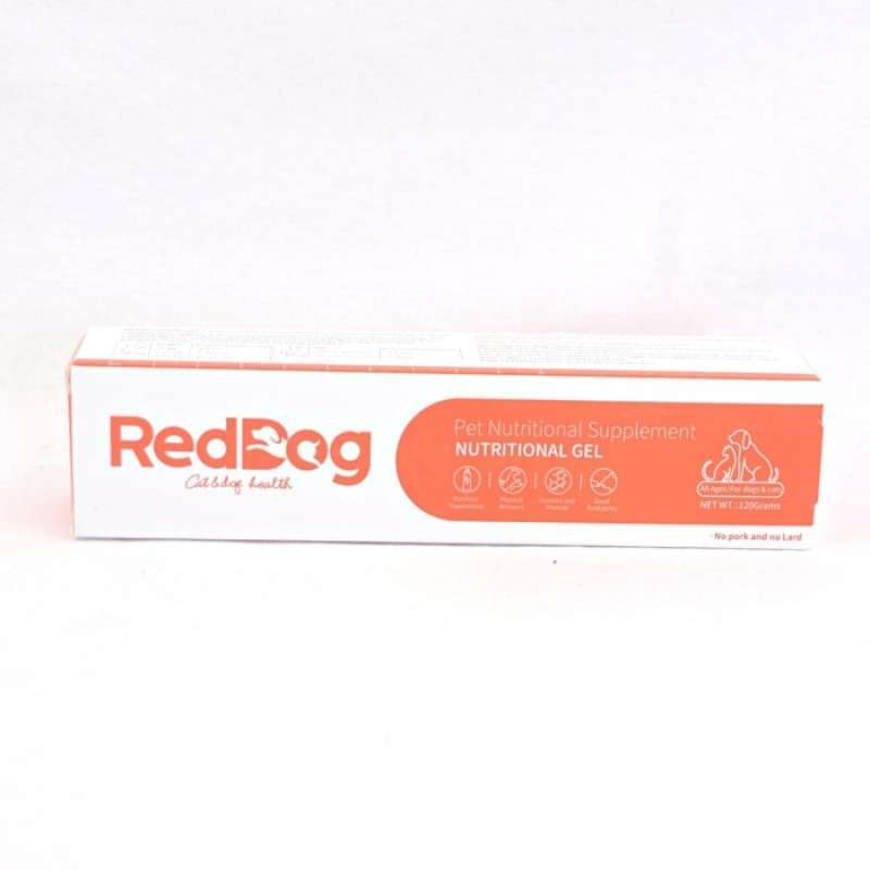 Jual REDDOG Supplement Kucing dan Anjing Pet Nutritional Gel 120g di ...
