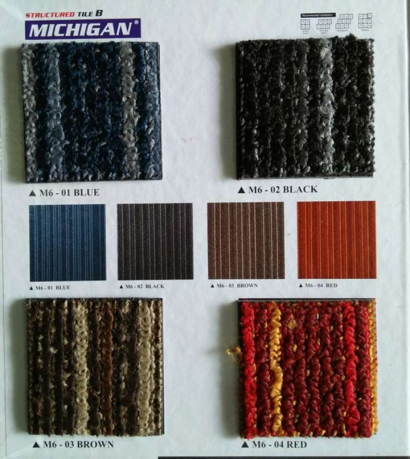 Jual Karpet Tile Lantai Michgan - Multicolor di Seller Lunafreya - Kota ...