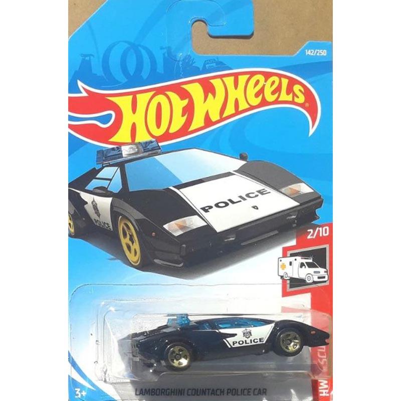 Jual Hot Wheels Lamborghini Countach Police Car 2019 Diecast - Hitam di ...