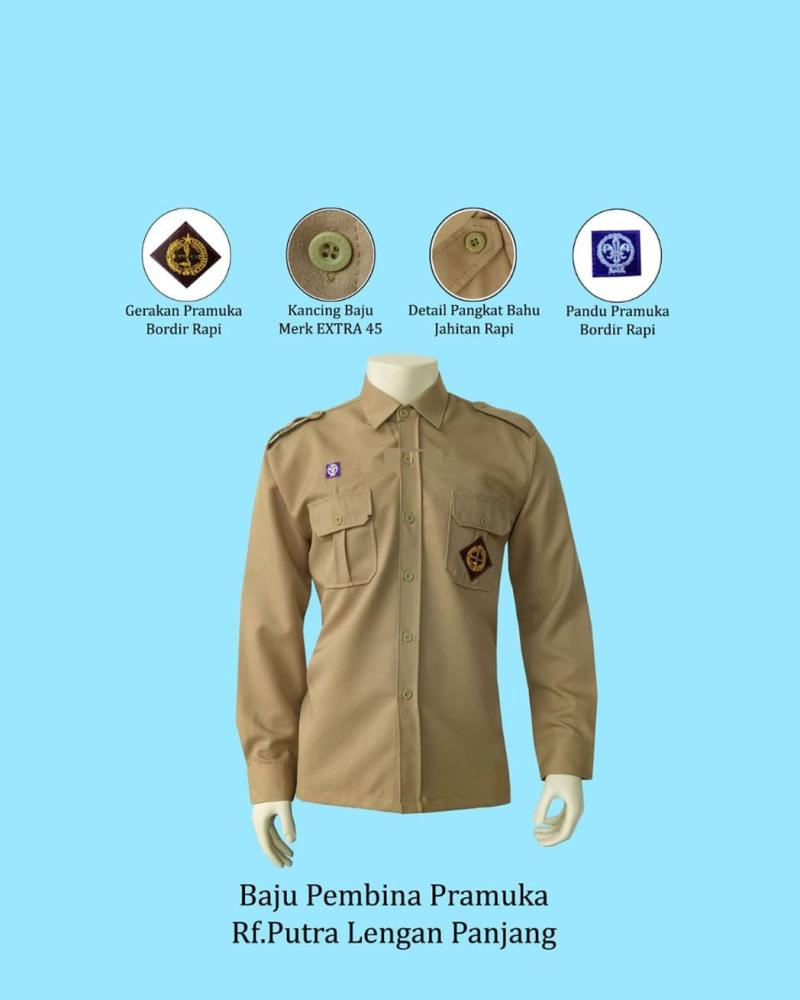 Jual EXTRA Seragam Sekolah - Baju Pembina Rafilo Putra Lengan Panjang ...