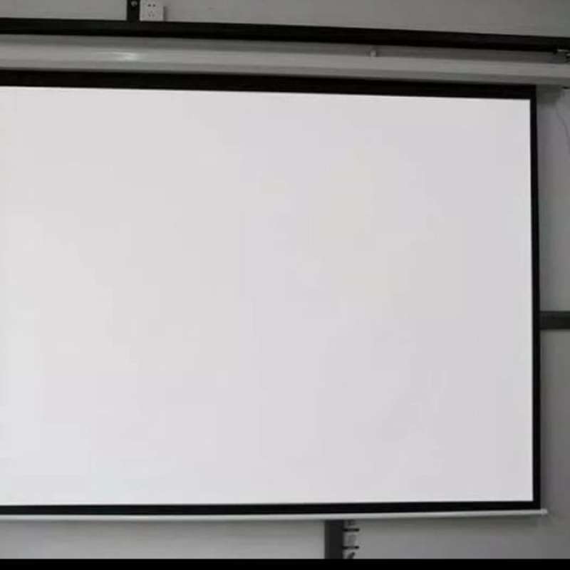 Jual Layar Proyektor Remote Electrik 50 Inch Motorized(127x127)world Di ...