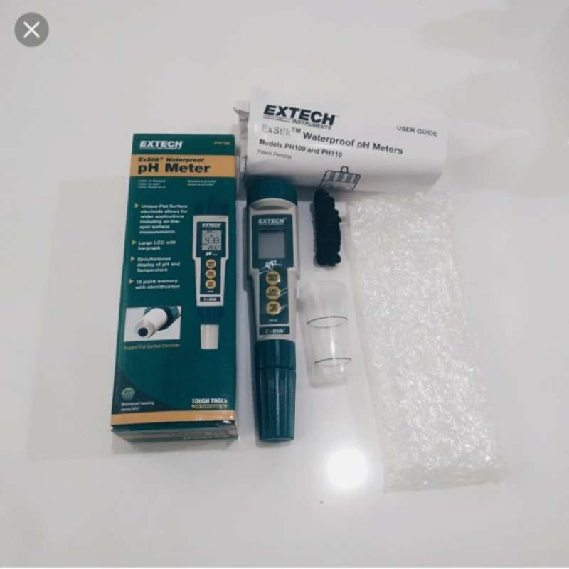 Jual Extech PH100 digital Ph meter tester alat ukur kadar asam air PH ...