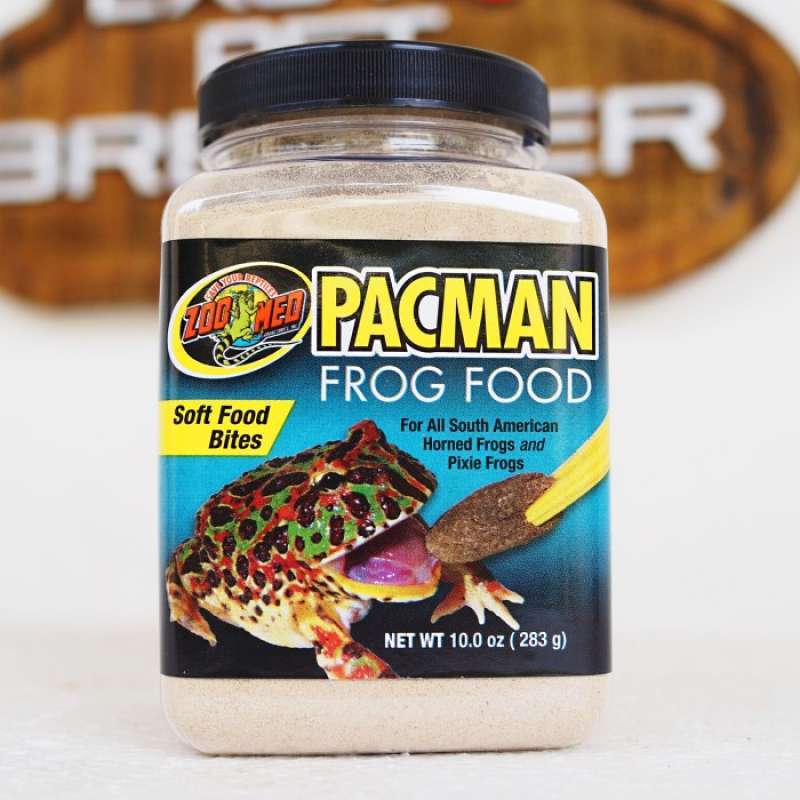 Zoomed Pacman Frog Food
