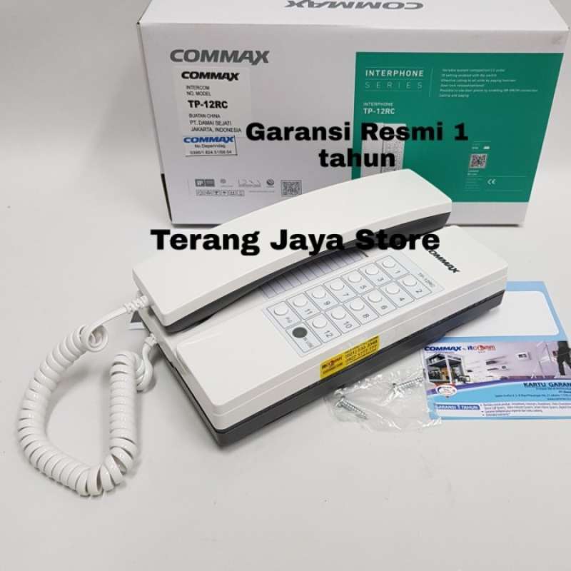 Promo Tahun ini aja kak Intercom Commax TP-12RC (100% Asli & Garansi Resmi) TP12RC Tahun ini aja ...