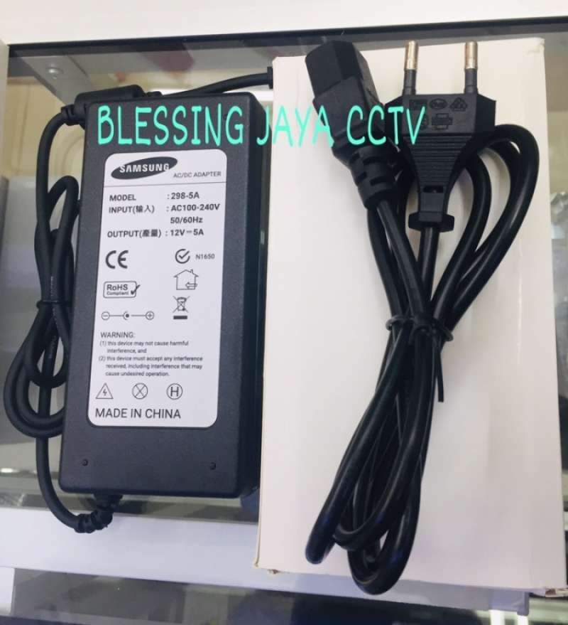 Jual Promo Of the month ADAPTOR SAMSUNG ORIGINAL 12V 5 POWER SUPPLY AC ...