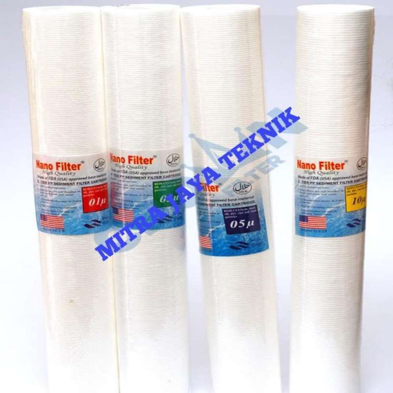 Jual Catridge Filter Nano 20in Sediment Filter Air Nano di Seller Mitra ...