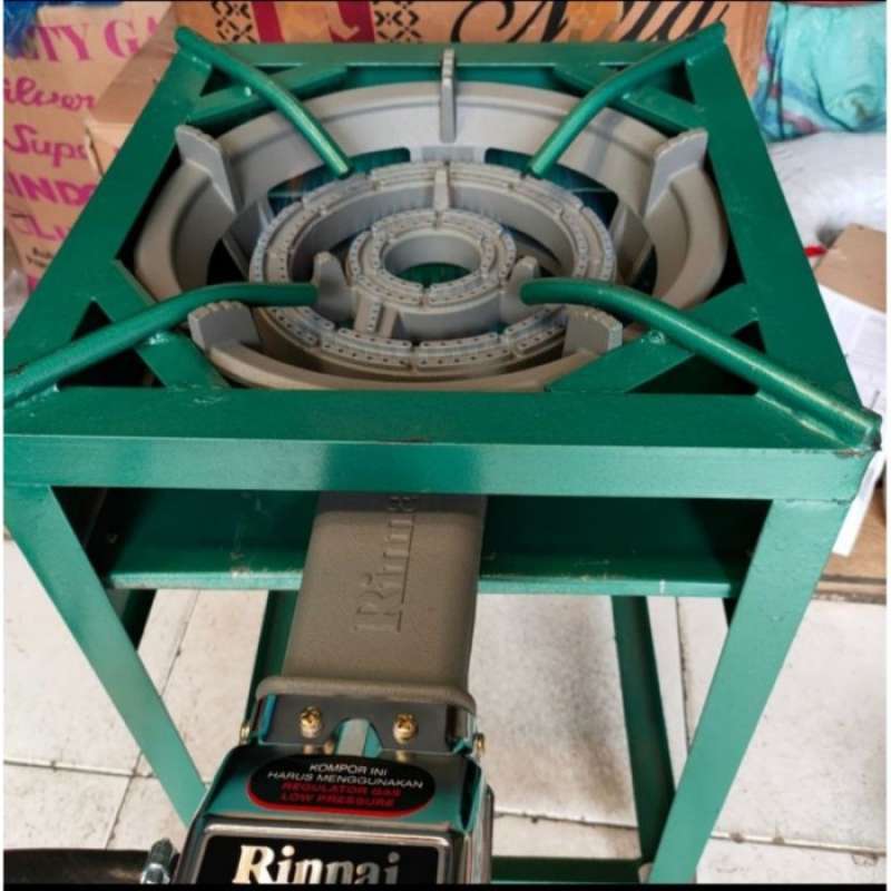 Promo kompor gas api besar/kompor api seribu rinnai TL 289 set plus rangka Diskon 23% di Seller ...