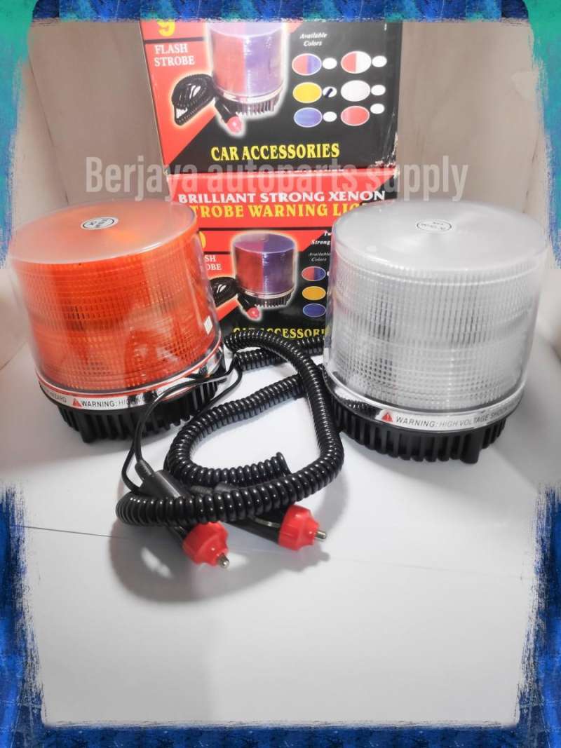 Jual LAMPU EMERGENCY ROTARY LED BLITZ FLASH 12V/24V - 12V Kuning di ...