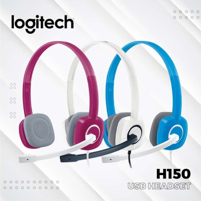 Jual Head set LOGITECH H-150 STEREO HEADSET Original Garansi Resmi di ...