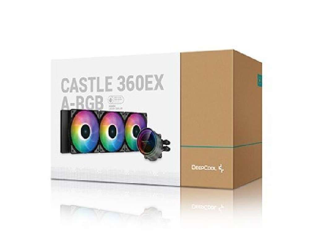 Jual DEEPCOOL CASTLE 360 EX A-RGB BLACK AIO Liquid CPU Cooler for Intel ...