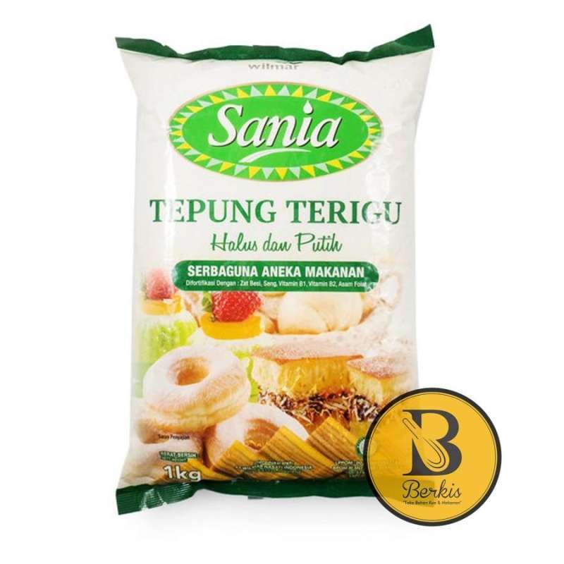 Jual Sania Tepung Terigu Serbaguna 1 Kg Di Seller Berkis - Sidokare ...