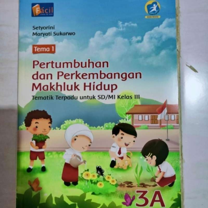 Jual Tematik SD kelas 3A Tema 1 Pertumbuhan dan Perkembangan Grafindo di Seller Giri Pustaka ...