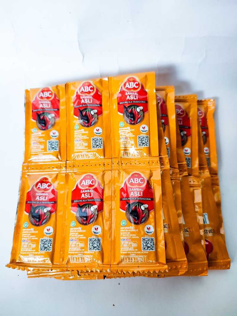 Promo Abc Sambal Asli Sachet Per 1pack Isi 42 Sachet Diskon 23% Di ...
