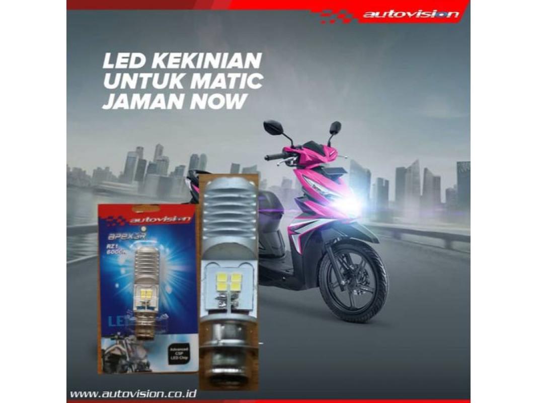 Jual Autovision Rz1 Lampu Led Motor For Supra X 125 Fi - Putih [garansi ...