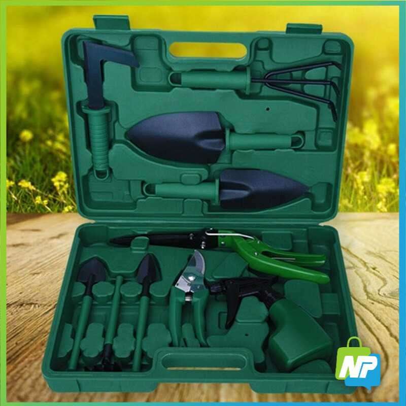 Promo Peralatan Kebun Tanaman Set Lengkap dengan Sekop Gunting Semprot ...