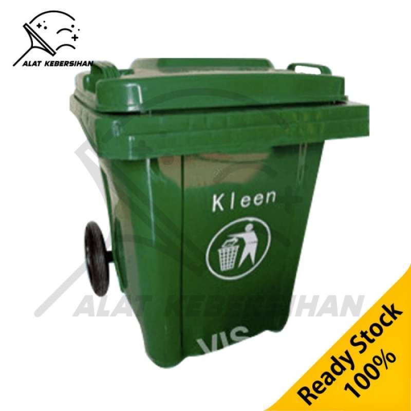 Promo Tempat Sampah / Tong Sampah Plastik 60 L Dengan Roda ( Dustbin ) Diskon 3% di Seller DH ...