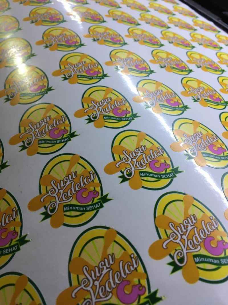 Jual Stiker Label Nama Susu Kedelai Plus Cutting Di Seller Hlgmart ...