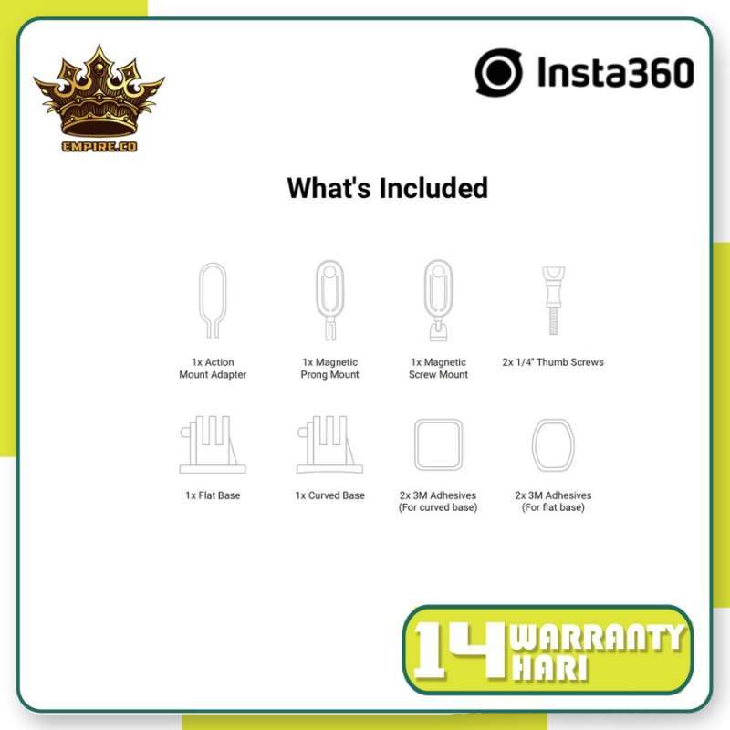 Jual Insta360 Mount Adapter Bundle For Go 2 Camera Di Seller Empire Co - Kamal Muara, Kota ...