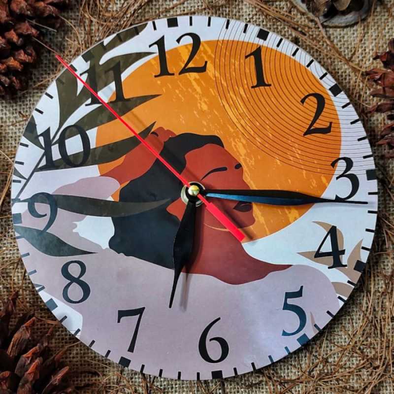 Jual Jam Dinding Kayu Minimalis vintage Aesthetic unik By Safe Zone di ...