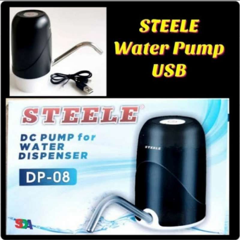 Jual Pompa Galon Elektrik Steele Pump Dp-08 Rechargeable Charger Usb di ...