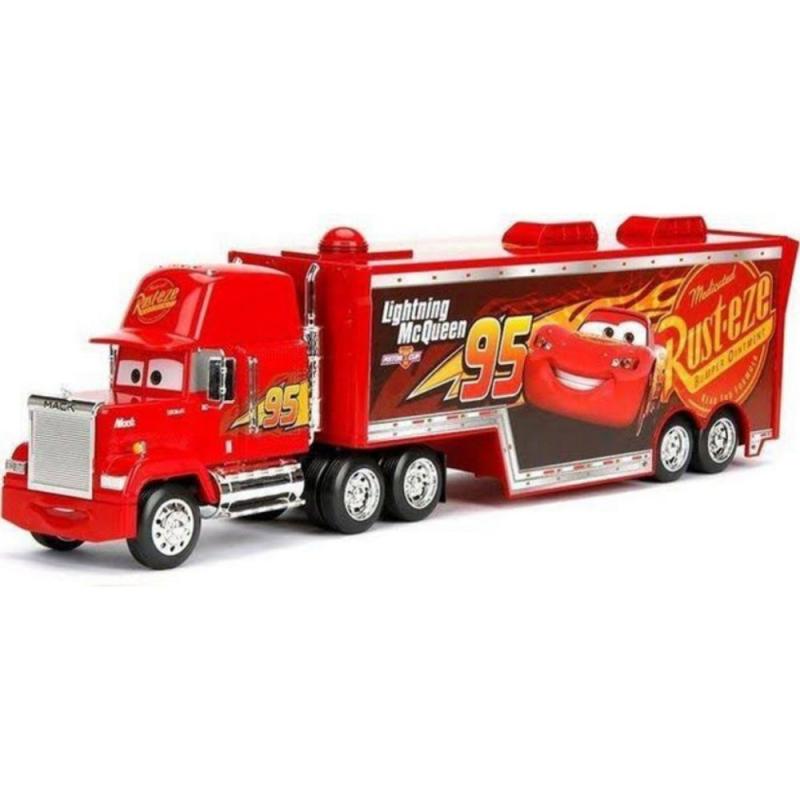 Jual Jada Disney Pixar Mack Truck Lightning Mcqueen 95 Diecast 1:24 Di ...