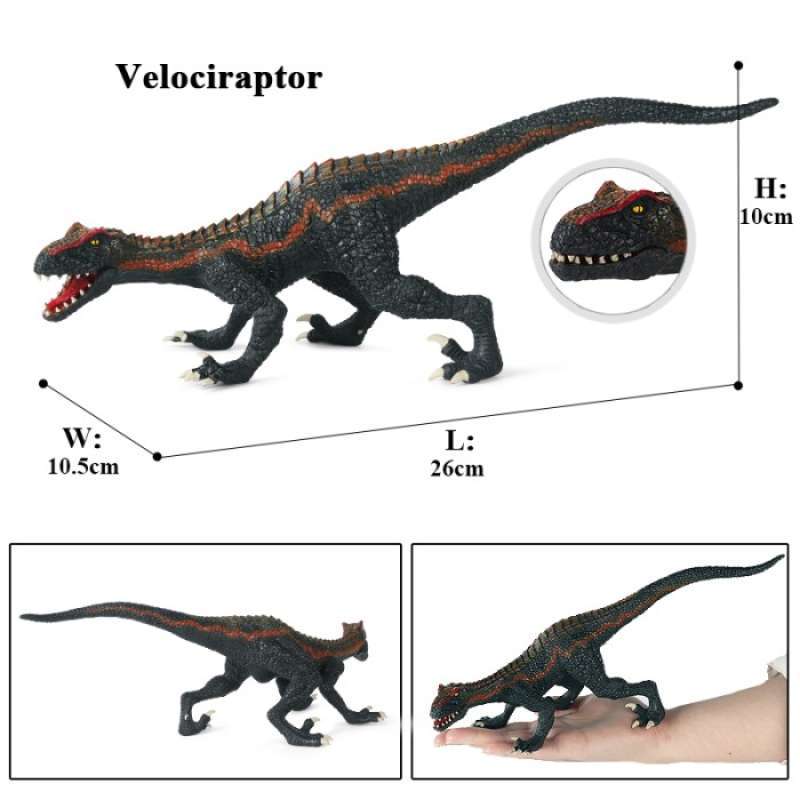 Jual Mainan Dino Velociraptor Dinosaurus Raptor Blue Figure Jumbo di ...