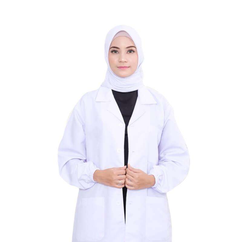Jual Jas Laboratorium Seragam Lab Baju Praktek Klinik Pria Wanita ...