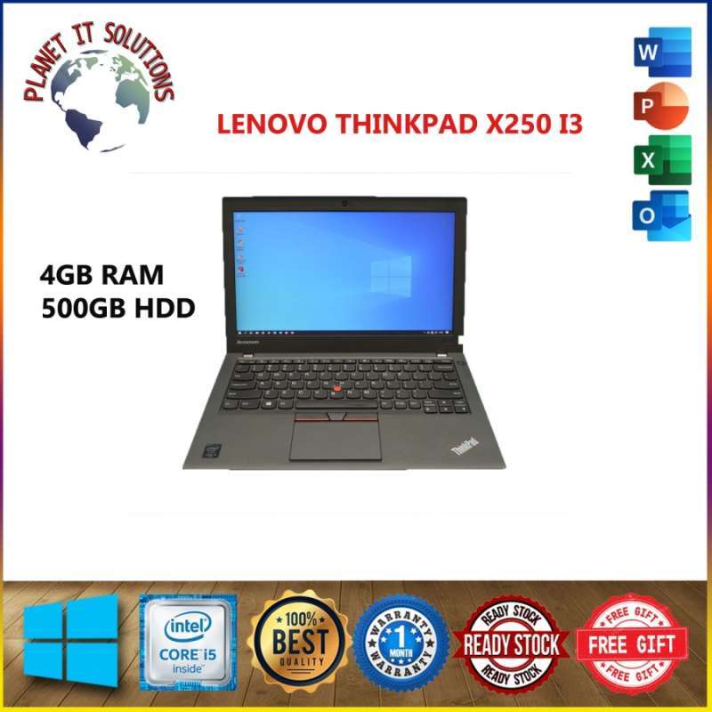 Jual LAPTOP LENOVO THINKPAD X260 INTEL CORE I5 6TH GEN 4GB RAM 500GB HDD Di Seller Planet