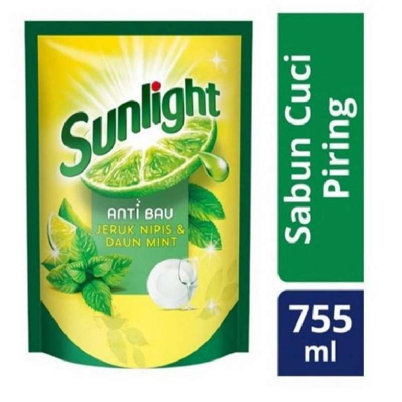 Jual SUNLIGHT ANTI BAU JERUK NIPIS DAUN MINT 755ML di Seller Trikopi ...