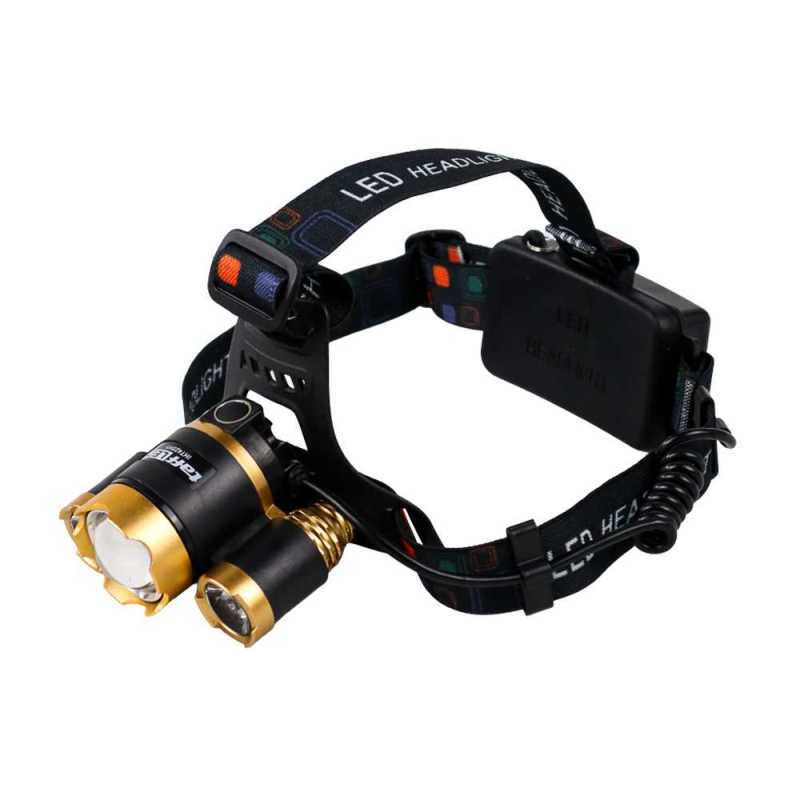 Jual GLO - TaffLED Senter Headlamp Cree XM-L 3T6 10000 Lumens ...
