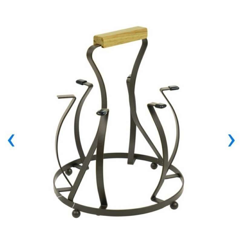 Promo Rak Gelas Bulat - Cokelat Diskon 23% di Seller Sahabat Dapur ...