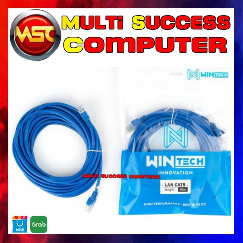Jual Kabel Lan Cat 5 Wintech 10 M Di Seller Multi Success Computer - Mabar, Kota Medan | Blibli