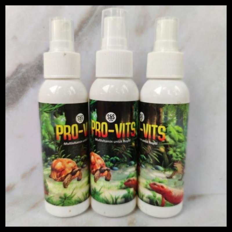 Jual Pro-Vit, Pro Vit 100Ml Vitamin Multivitamin Torto Sulcata Reptil ...