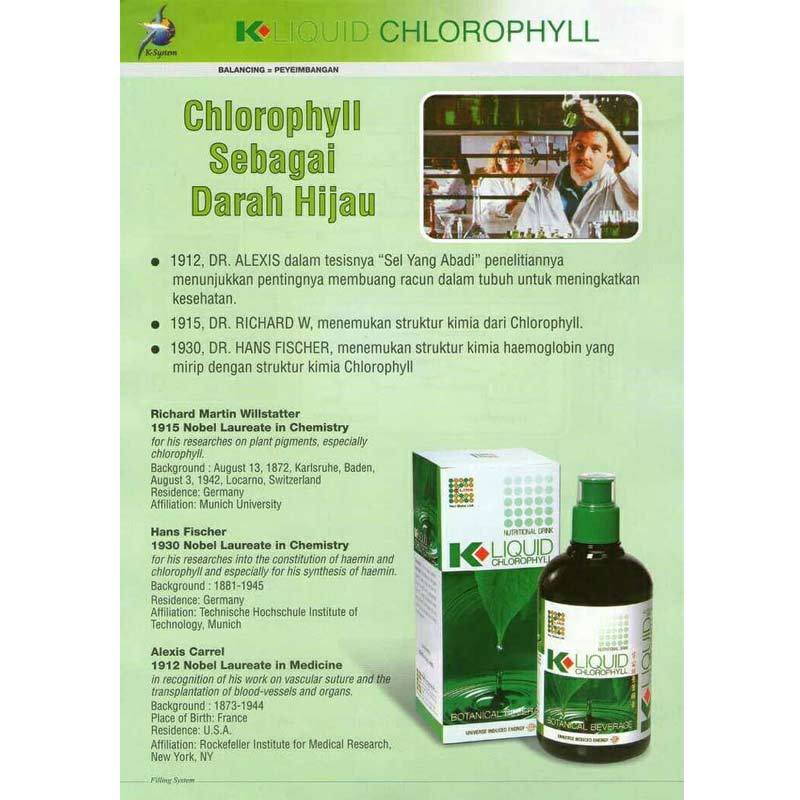 Jual Chlorophyll Klorofil K-liquid K-link Suplemen Kesehatan Di Seller ...