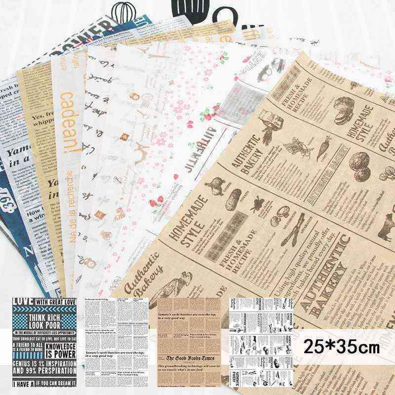 Jual GLO - ECO Kertas Pembungkus Roti Burger Sandwich 25 x 35 cm 50 ...