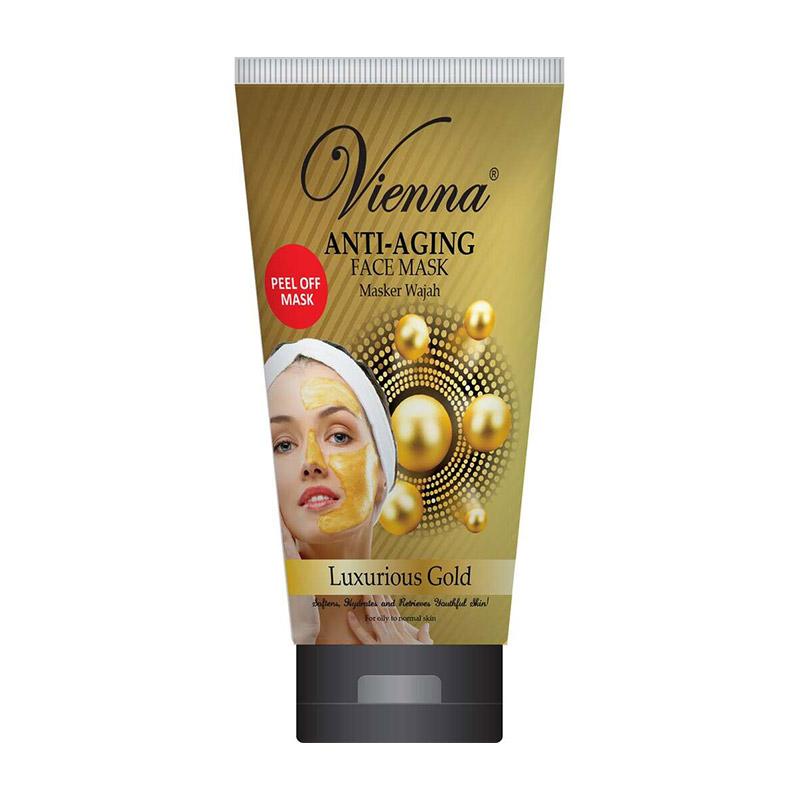 Jual Vienna Luxurious Gold Tube Face Mask [50g/ Original] Di Seller ...