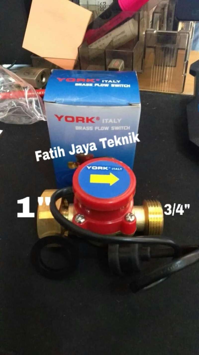 Jual FLOW SWITCH YORK 1x 3/4 SAKLAR OTOMATIS POMPA AIR BOOSTER di ...
